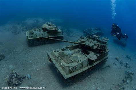 Sunken Tank Sunken Old Tanks Create Underwater Dive Park In Lebanon