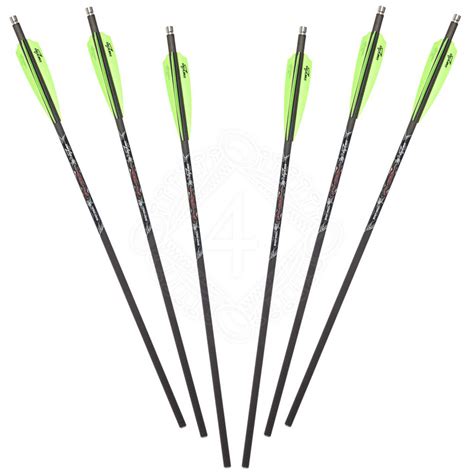 6 karbonových šípů do kuše excalibur 20“ firebolt outfit4events