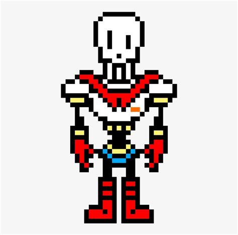 Undertale Pixel Art Papyrus Sprite Papyrus Transparent Background Png My Xxx Hot Girl