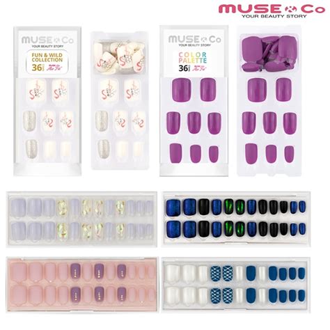 51 겨울 밀착 에어핏 네일팁 24팁 36팁 셀프네일 100종 티몬