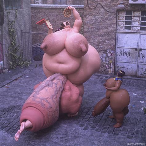 Rule 34 2futas 3d Big Breasts Cock Vore Completely Nude Duo Focus