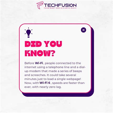 p techfusion on linkedin wifi6 techfacts throwbackthursday