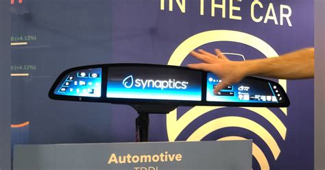 Curved Automotive Displays With High Contrast Using Tddi Electronic