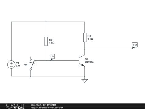 Bjt Inverter Circuitlab