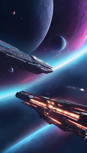 Premium Photo Beautiful Space View Background