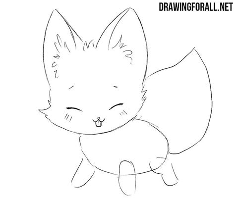 How To Draw A Cute Fox Step By Step