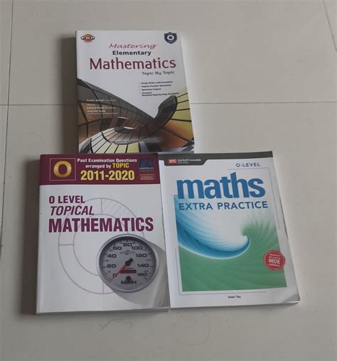 Bundle O Level Maths Tys Extra Practice Topical Math Mastering Elementary Mathematics Hobbies