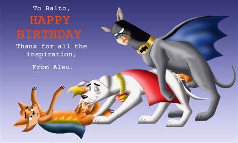 Rule 34 Ace The Bathound Batman Series Dc Feral Gay Krypto Krypto