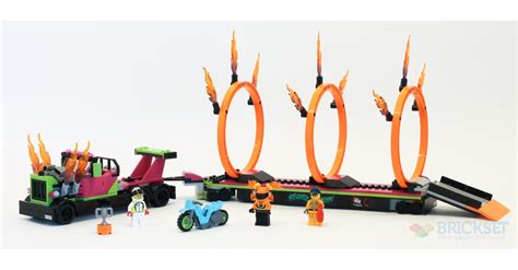 Lego City 60357 Stunt Truck And Ring Of Fire Challenge Review Brickset