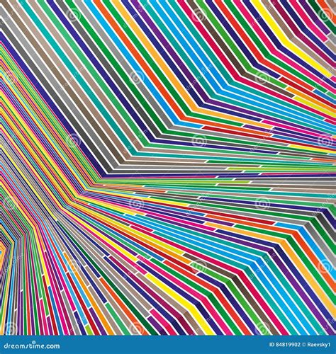 Bright Color Lines Colorful Design With Geometric Shapes Forming Abstract Beautiful Background
