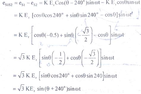 Transfer Function Of Synchros And Its Construction Working