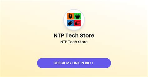 Ntp Tech Store Link In Bio