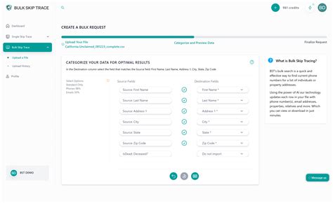 bulk skip trace no subscription skip tracing solution for real estate