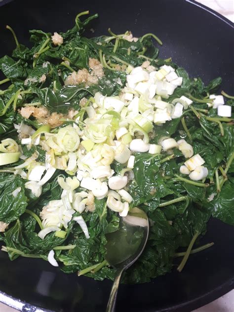 초록나물볶음~깻잎나물볶음