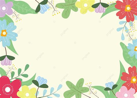 봄 꽃 잎 시즌 만화 일러스트 배경 봄 꽃들 삽화 배경 일러스트 및 사진 무료 다운로드 Pngtree