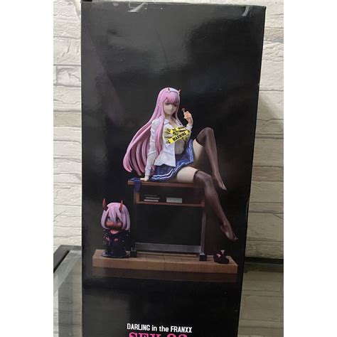 Darling In The Franxx 零二 02 Sex 性感 美女 校服 制服 教室 坐姿 大盒 巨無霸 公仔 蝦皮購物