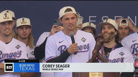 World Series Mvp Corey Seager Only Has One Thing To Say During His
