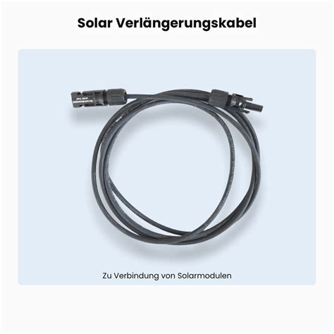 Solarkabel Verlängerung Mc4 Solar The World Balkonkraftwerke Gmbh