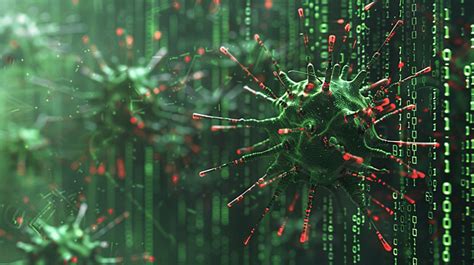 Virus And Malware Is Attacking And Ransoming Your Data Background