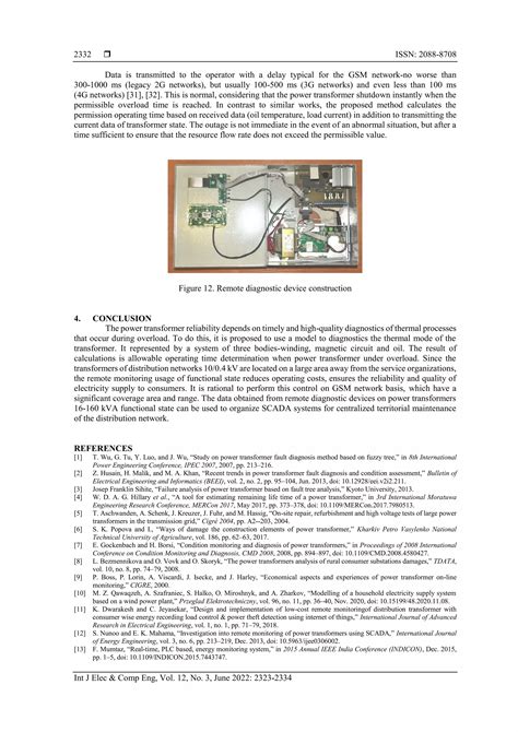 Monitoring Of Power Transformers Using Thermal Model And Permission