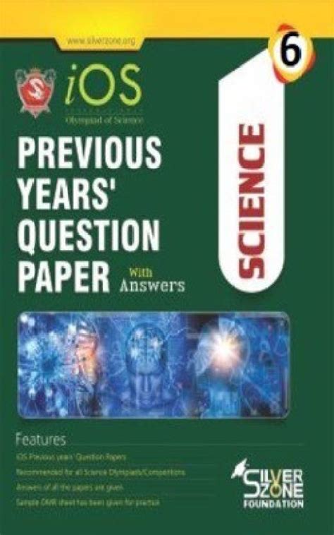 Silver Zone Olympiad Books Science Ios Previous Year Question Papers Book Class 6 Buy Silver