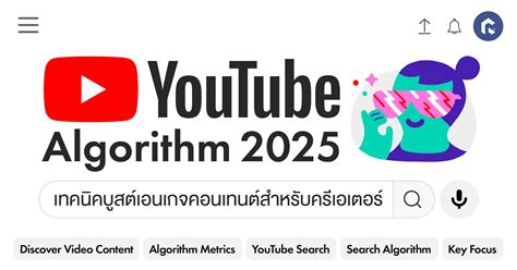 ไกด์ YouTube Algorithm 2025 เทคนิคบูสต์เอนเกจคอนเทนต์สำหรับครีเอเตอร์