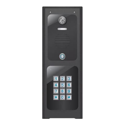 aes styluscom modular hard wired video intercom