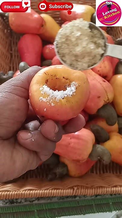 කජු පුහුලන් මෙහෙමත් කමු Cashew Apples Cashew Fruits😋 Kaju Youtube
