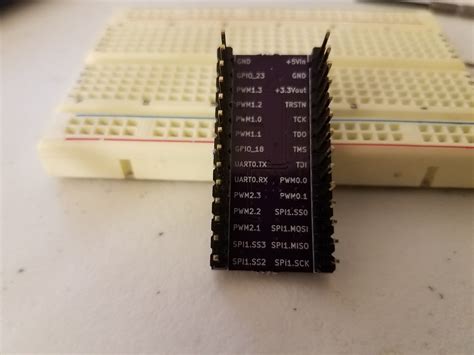 lofive tiny risc v microcontroller board osh park