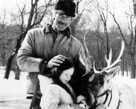 Prancer 1989 Sam Elliott Rebecca Harrell And Reindeer Prancer 16x20