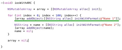 Ios Memory Management And Arc
