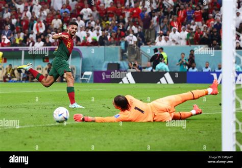 Doha Qatar 6th December 2022 Concalo Ramos Of Portugal Produces