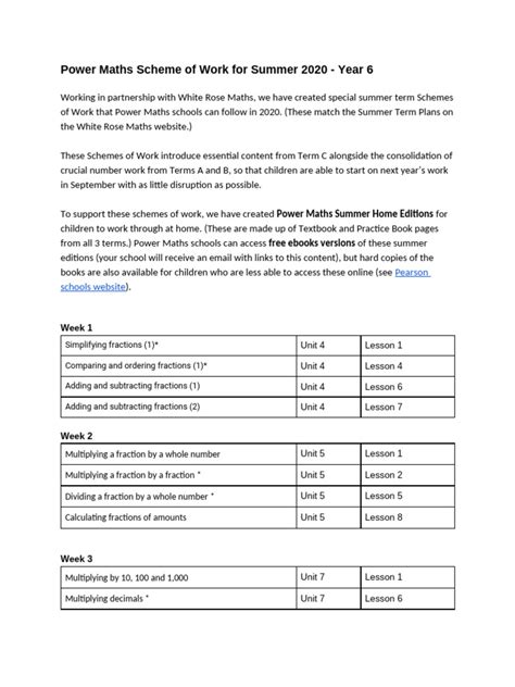 Year 6 Power Maths Summer Scheme Pdf Area Elementary Geometry