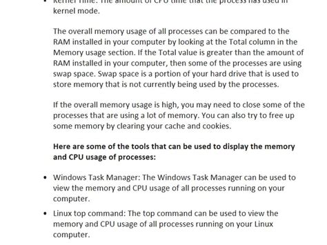 Solved Briefly Describe The Columns Displayed By The Tool You Use That