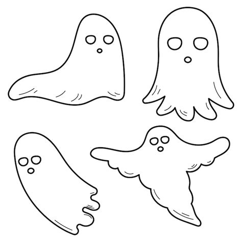 Ghost Clip Art Black And White
