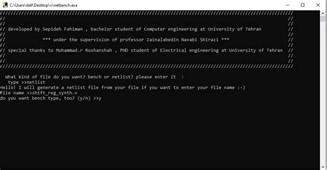 Github Fahimansepidehnetlist And Bench Generation With Python Program