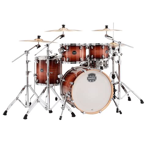Mapex Armory 5 Piece Fusion Drum Kit Redwood Burst Sbr Pro Sound