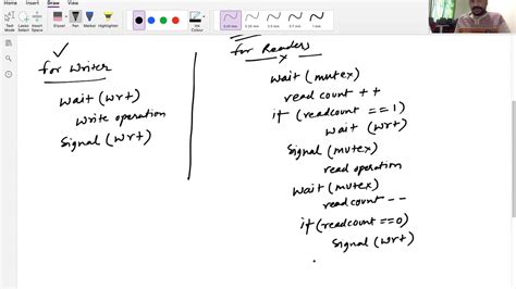 Semaphore Solution On Readers Writers Problem Lecture 37 Youtube