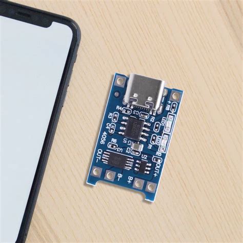 Tp4056 Lithium Battery Charger Module 1a Battery Charging Board Type C
