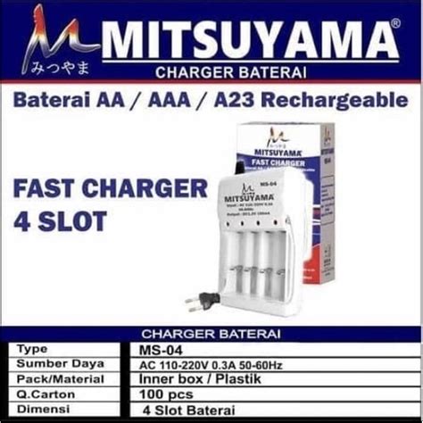 Jual TERMURAH ALAT CAS BATERAI 4 SLOT AA DAN AAA CHARGER BATERAI AA DAN AAA Shopee Indonesia