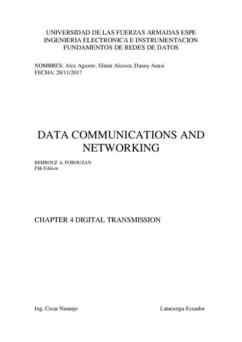Data Communications And Networking Pdfcoffee Com