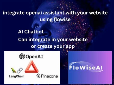 develop chatbot develop or integrate openai assistant with your website