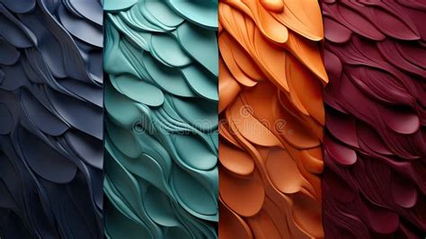 Vibrant Abstract Background With Geometric Shapes Ai Generated Stock Illustration Illustration