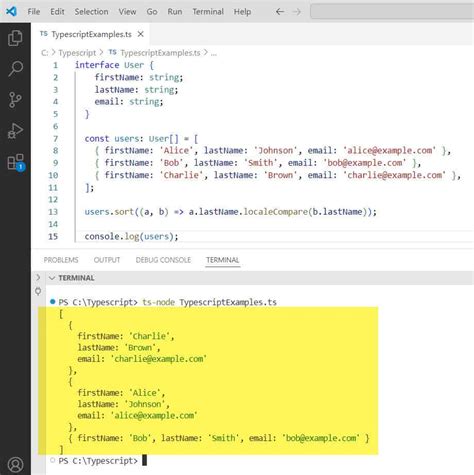 How To Sort An Array Of Objects By Property Value In Typescript