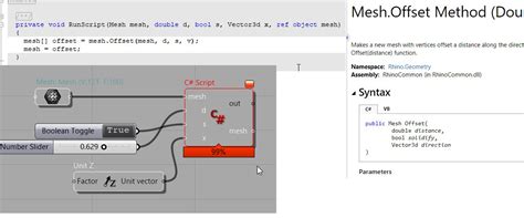 Need Help To This Script C Shell And Offset Meshsolid Scripting