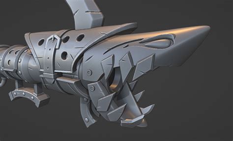 Stl File Jinx Fishbones Bazooka League Of Legends・3d Printer Model To