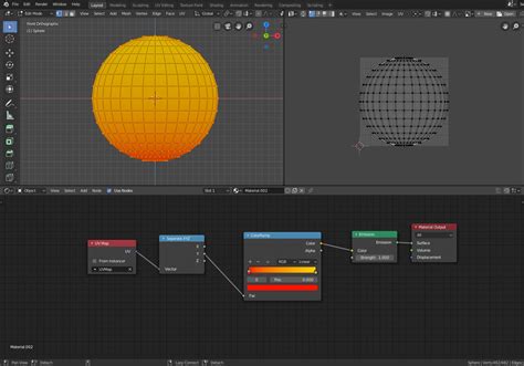 Node Editor How Can You Use Color Ramp To Affect Emissive Shader