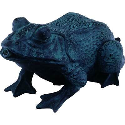 Heissner Teichfigur Bronze Speier Frosch 14 X 22 X 12 Cm Ebayde