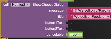 how can i avoid this notifier showchoosedialog error mit app