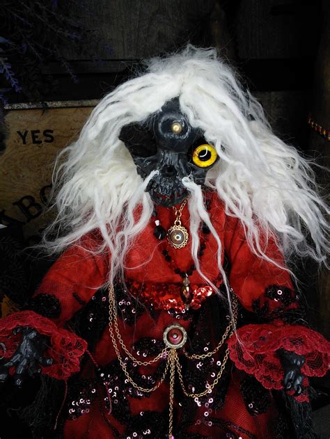 Aughra Dark Crystal Inspired Dark Forest Witch Handmade Pagan God Doll Etsy